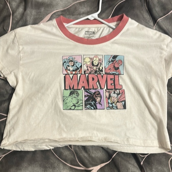 Marvel | Shirts & Tops | Cropped Marvel T | Poshmark